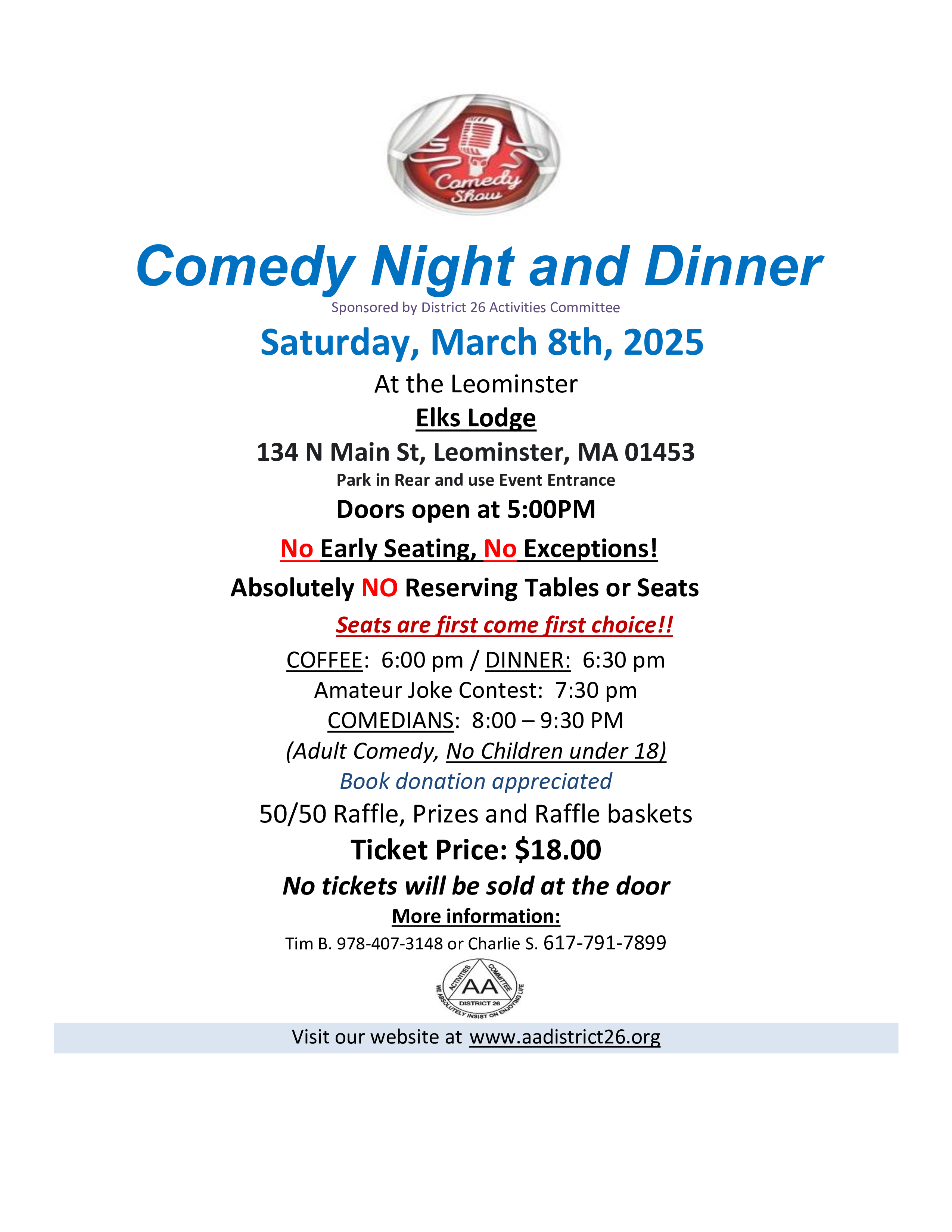 District 26 | AA General Service Committee of Area 30